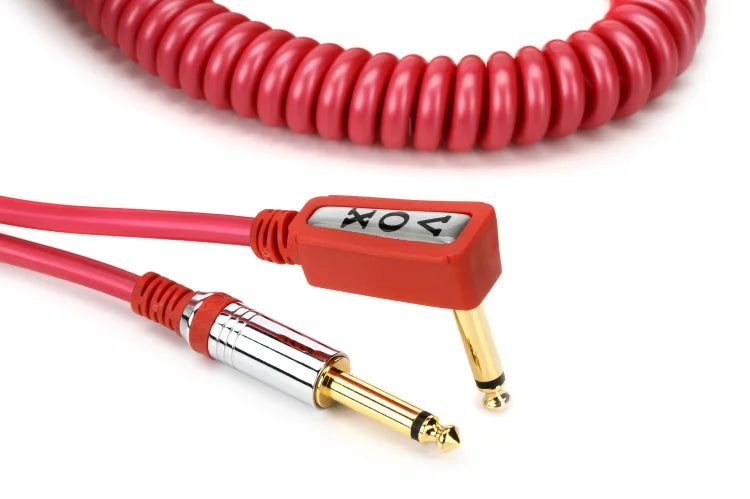 Vox VCC Vintage Coiled Cable, Quality 9m Cable With Mesh Bag, Red ...