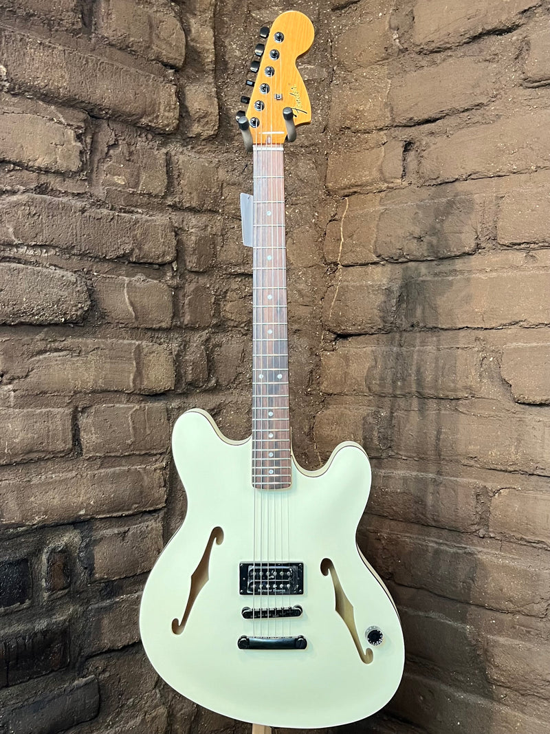Fender Tom DeLonge Starcaster - Satin Olympic White (New)| Black ...