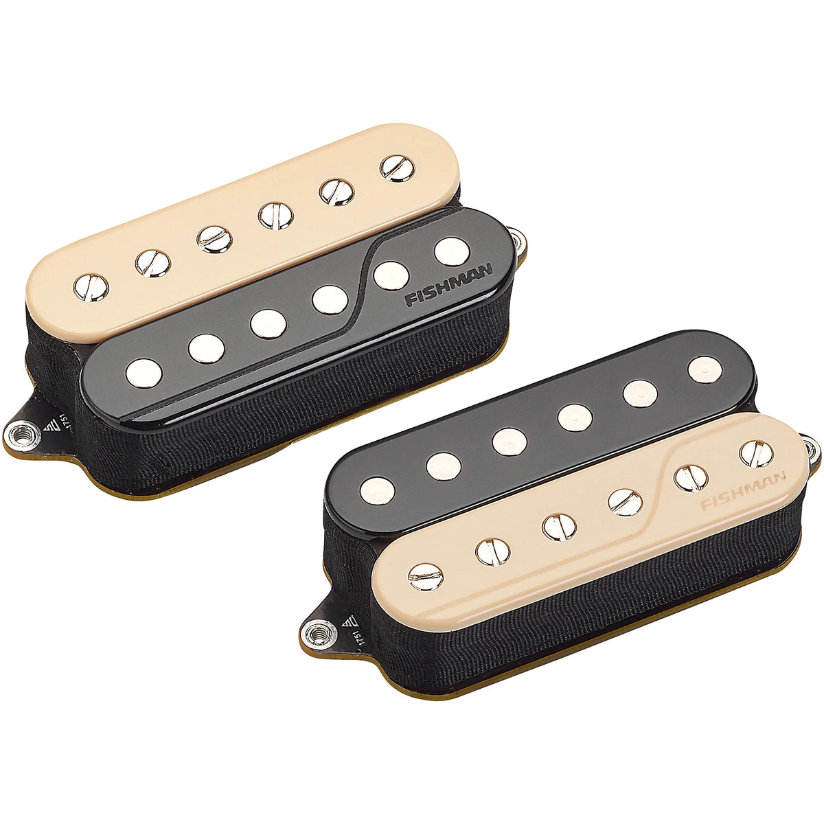 Fishman Fluence Classic Open-Core Humbucker Set Zebra 6-String| Black ...