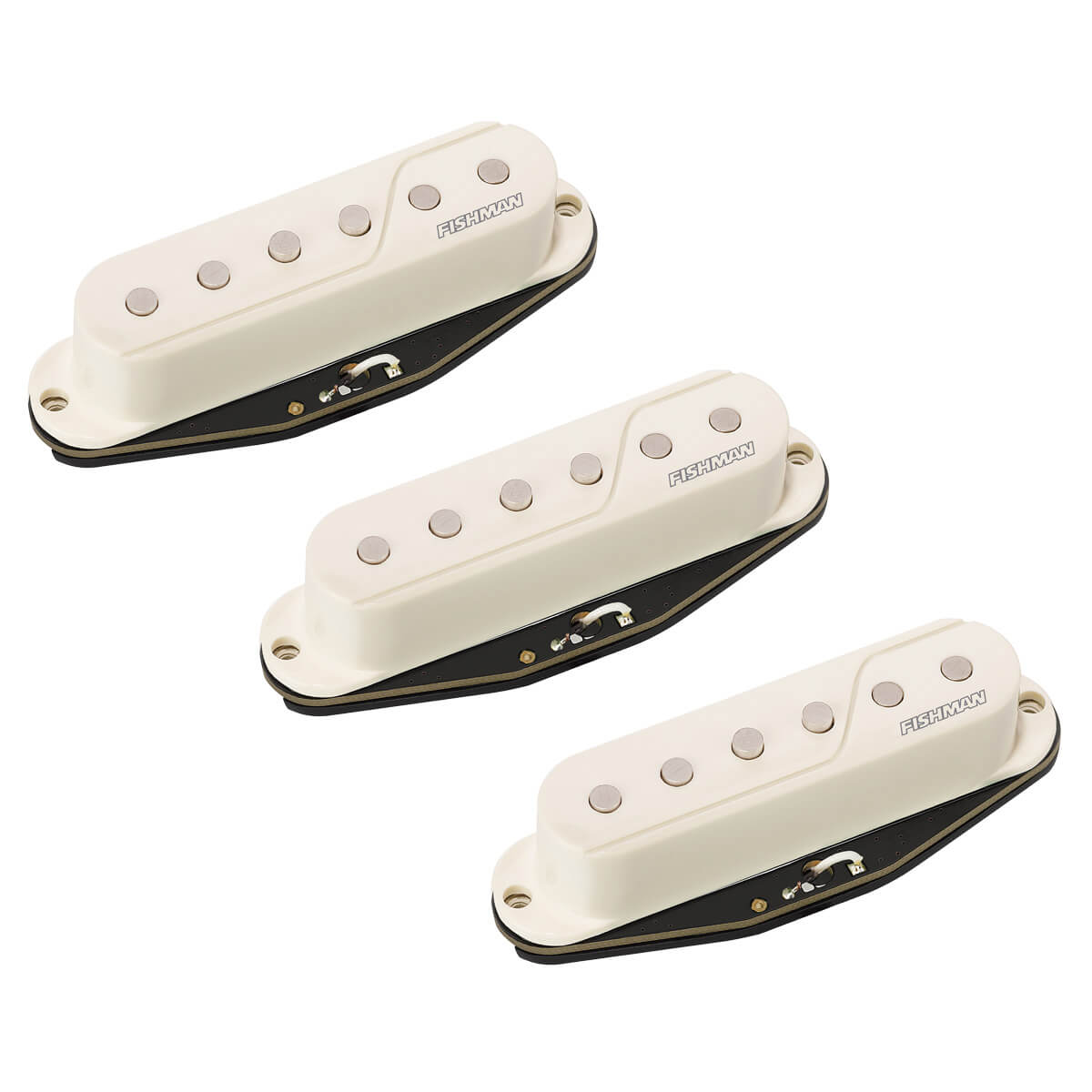 Fishman Fluence Single Width 6-String Pickup Set For Strat| Black ...
