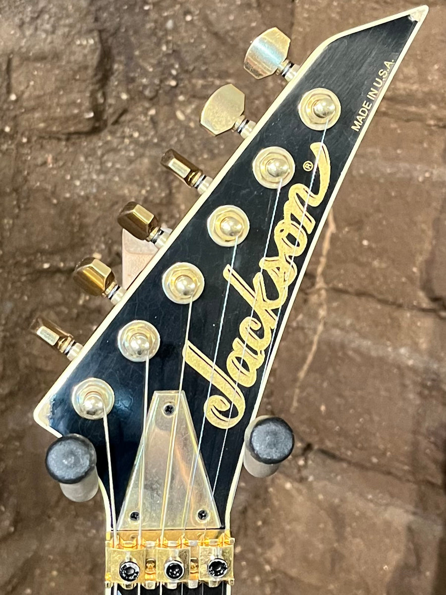 Jackson Custom Shop Randy Rhoads RR-22 Floyd Rose Heavy Relic Black wi ...