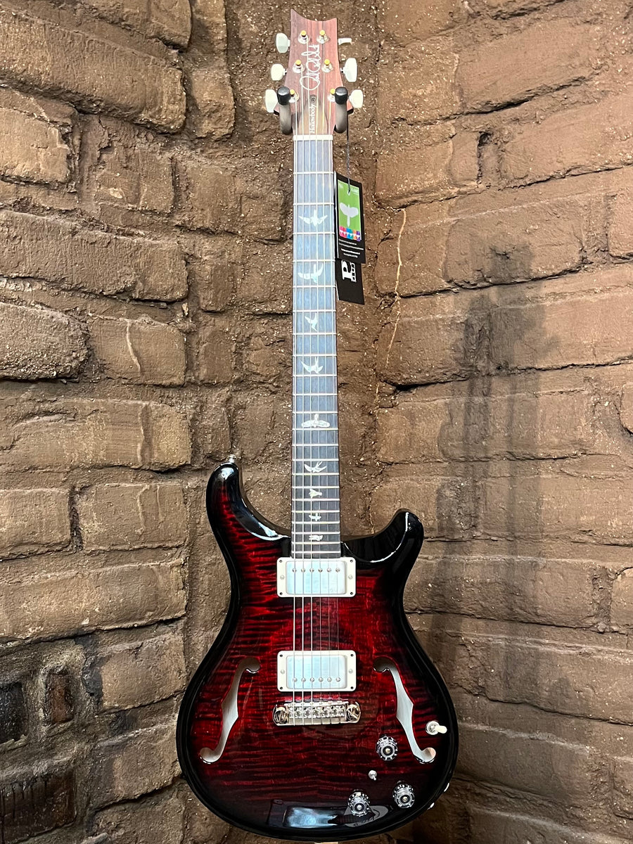PRS Hollow Body II Piezo Fire Red Wrap Burst (New)| Black Mountain ...