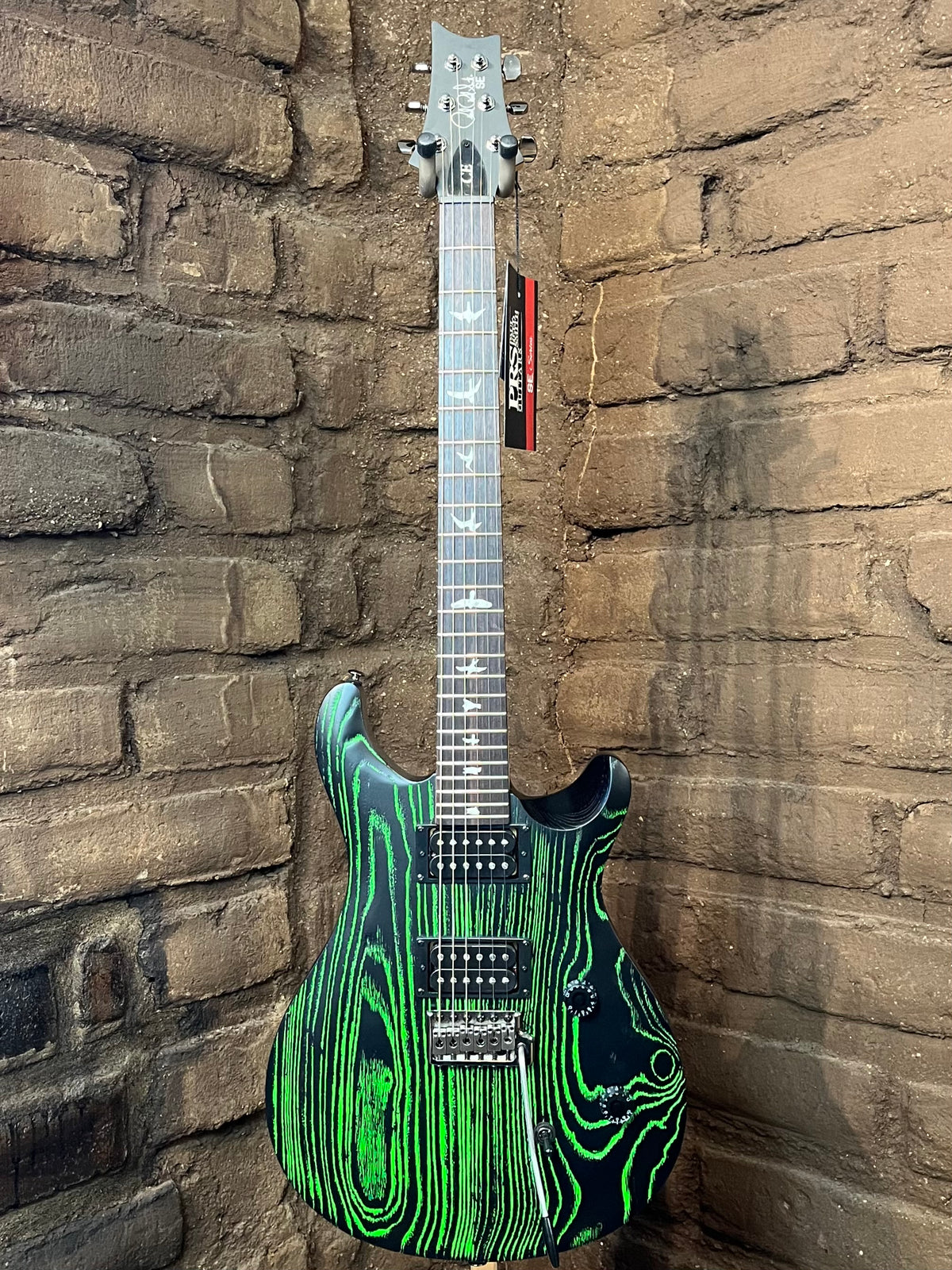 PRS SE CE 24 Swamp Ash Sandblasted Limited Edition - Green (New)| Black ...
